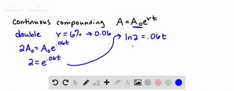 SOLVED:(a) How long will it lake an investment to double in value if ...