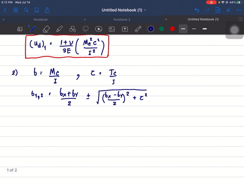 ⏩SOLVED:Derive an expression for an equivalent bending moment Me ...