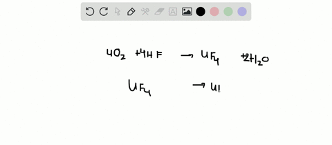 SOLVED:Uranium hexafluoride, UF6, is processed to produce fuel for ...