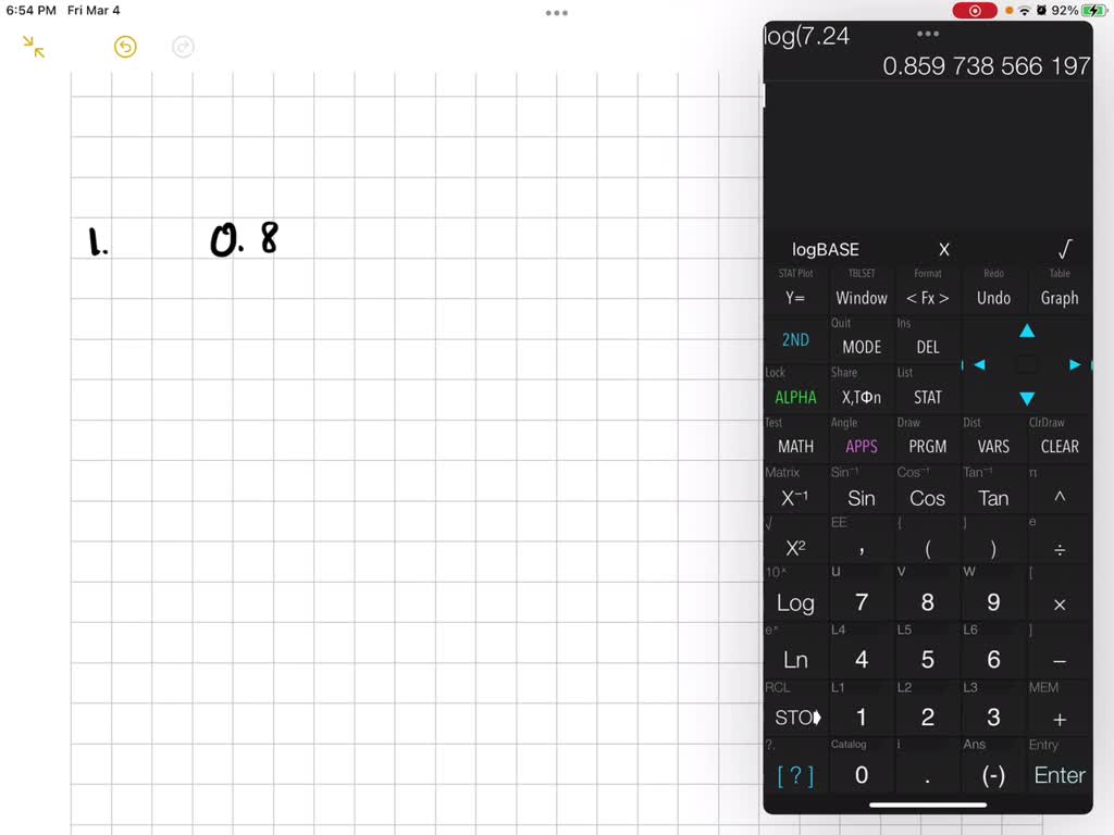 SOLVED:For Problems 1-10, use a calculator to find each common ... SOLVED:For Problems 1-10, use a calculator to find each common ...