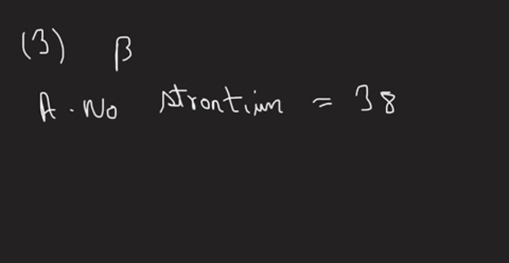 SOLVED:Strontium- 89 is a short-lived βemitter often used in the ...