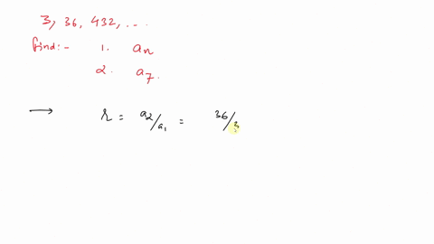 SOLVED:Find a formula for the nth term of the geometric sequence. Then ...