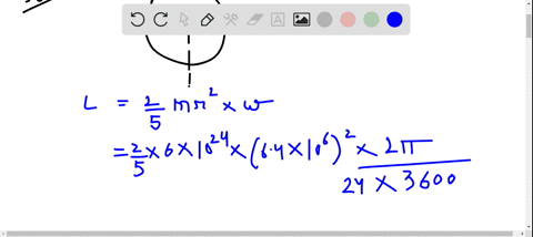 ⏩SOLVED:(11) Determine the angular momentum of the Earth (a) about ...