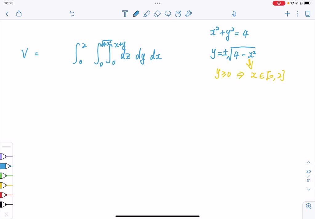 SOLVED:Find the volume of the solid bounded by the graphs of the given ...