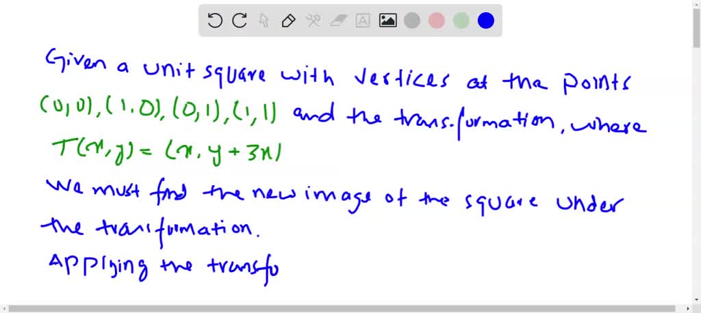 Trazo de una imagen del cuadrado unitario En los ejercicios 23 a 28 ...