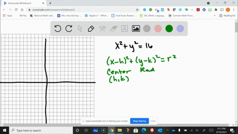 SOLVED:In Exercises 41-52, give the center and radius of the circle ...