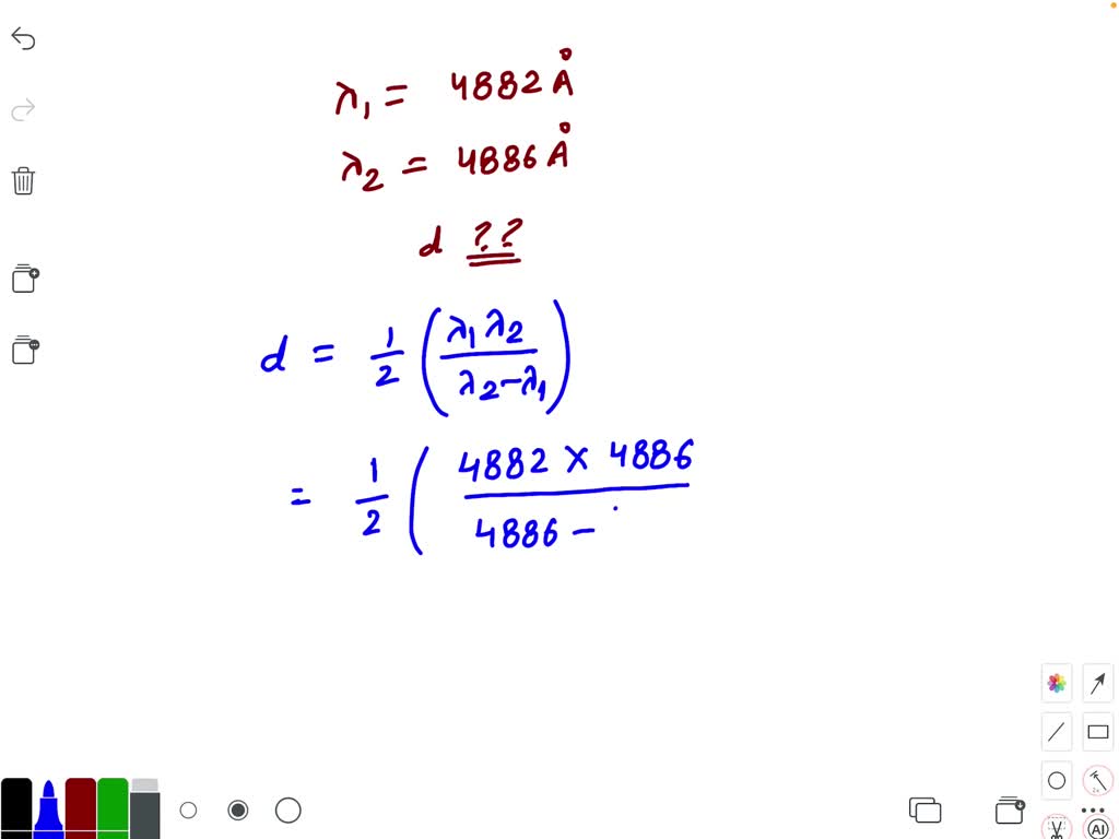 The Michelson interferometer experiment is performed with a source ...