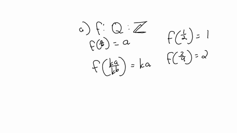 SOLVED:Determine whether the following functions f are well defined: (a ...