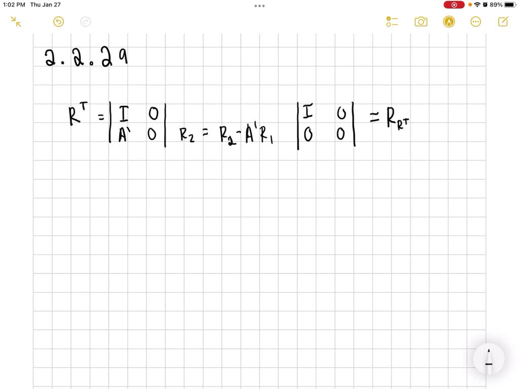 Prove that if A is an n ×m matrix and rank(A)