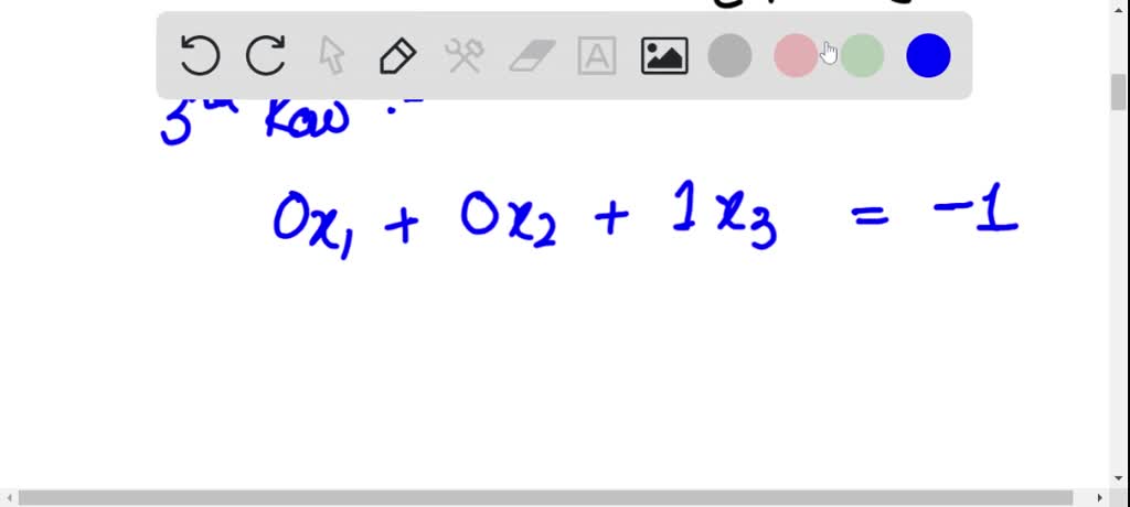Encuentre el conjunto solución del sistema de ecuaciones lineales ...
