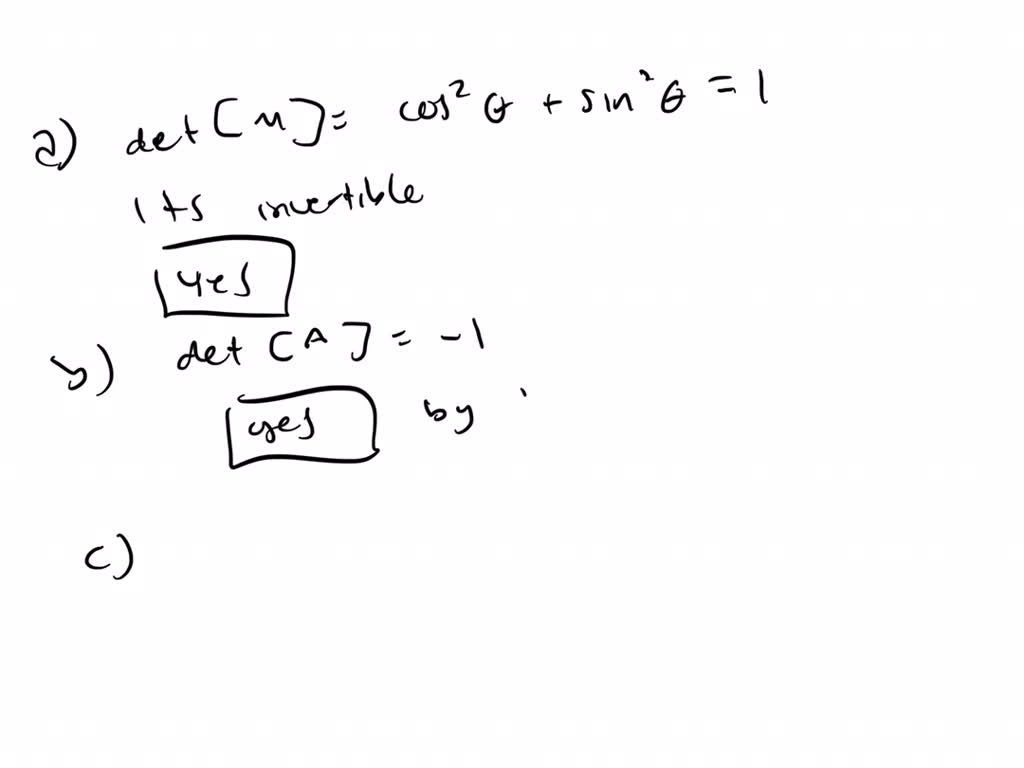 SOLVED:Determine by inspection whether the stated matrix operator is ... SOLVED:Determine by inspection whether the stated matrix operator is ...