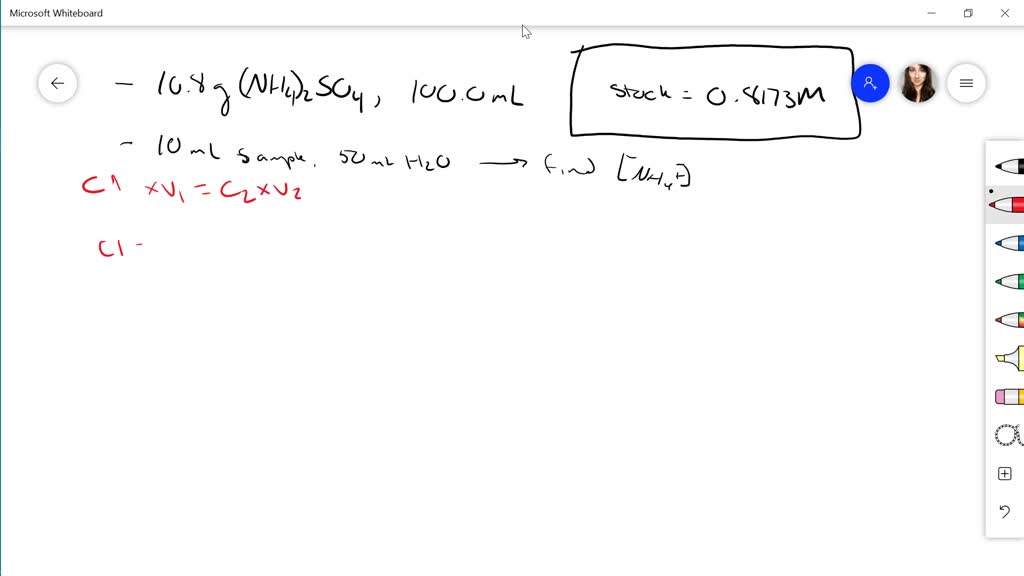 SOLVED:A solution is prepared by dissolving 10.8 g ammonium sulfate in ...