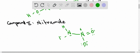 SOLVED:Two known compounds have the formula H2 N2 O2 . One of them is a ...