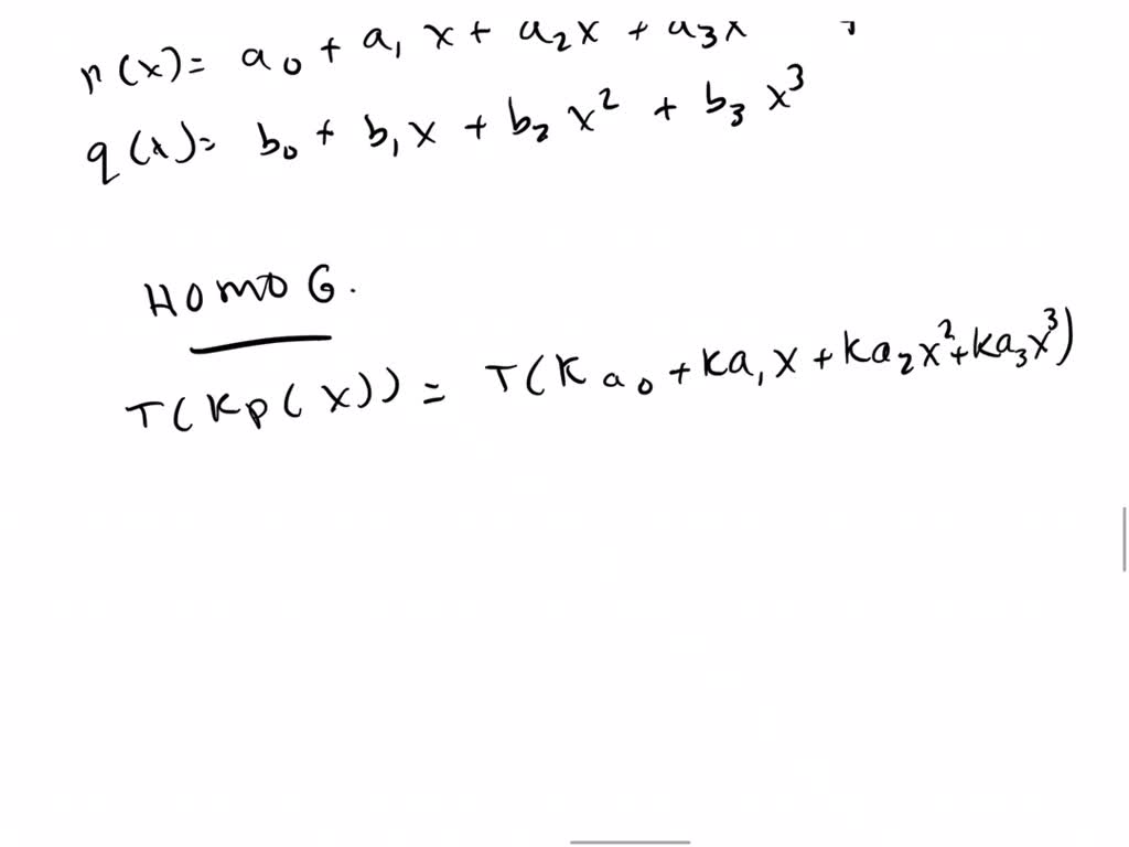 Let T: P2 →P2 be the mapping defined by T(a0+a1 x+a2 x^2)=3 a0+a1 x+(a0 ...