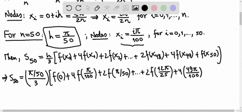 SOLVED:Use a calculator program to find the Simpson's Rule ...
