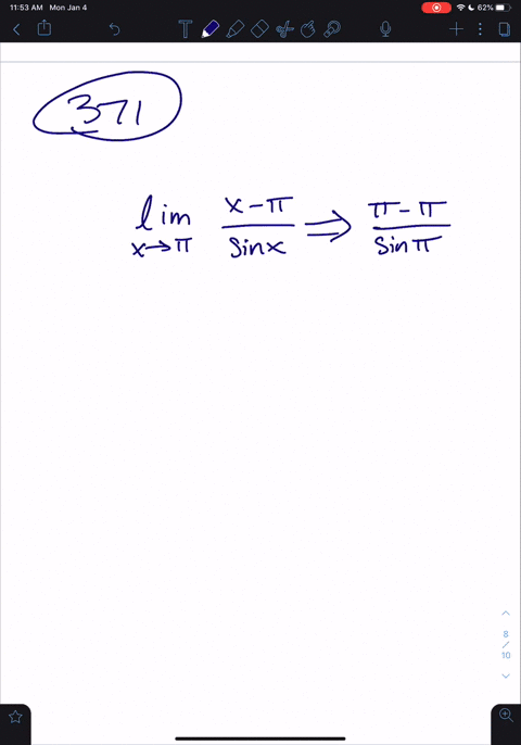 SOLVED: Calculate the limits and explain which limit theorems you are using in each case. limt → ...