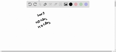 SOLVED:Arrange the following in : (i) HOCl, HOClO2, HOClO3, HOClO in ...