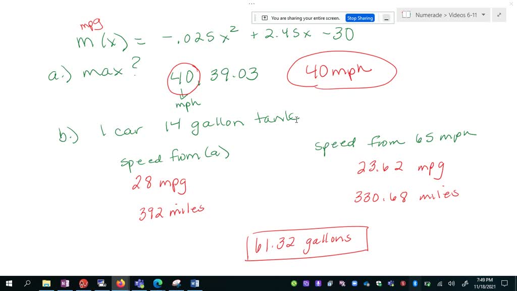 The speed at which a car is driven can have a big effect on gas mileage ...