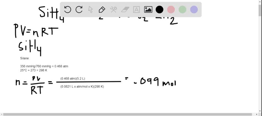 SOLVED: Silane, SiH4, reacts with O2 to give silicon dioxide and water ...