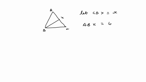 SOLVED:Chapter 1 Basics of Geometry47. MATHEMATICAL CONNECTIONS In ?ABC ...