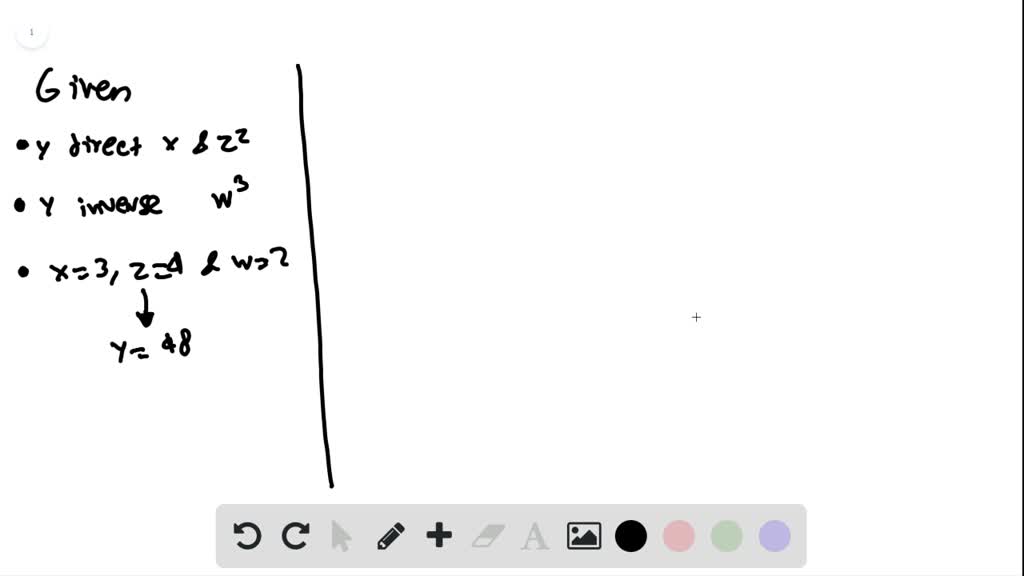 SOLVED:For the following exercises, find the unknown value. y varies jointly as x and the square ...