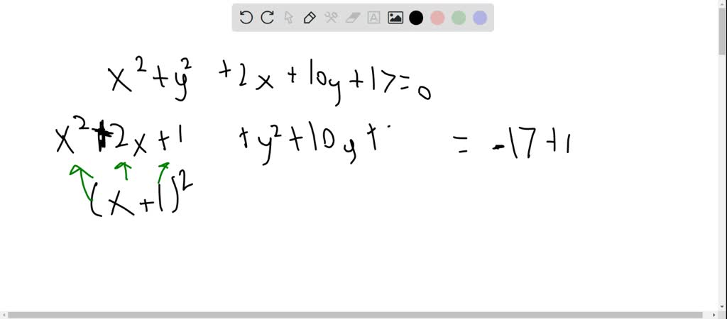 SOLVED:Put the equation of each circle in the form (x-h)^{2}+(y-k)^{2 ...
