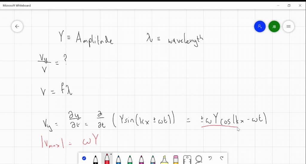 SOLVED:Single Particle A sinusoidal transverse wave of amplitude Y and wavelength λtravels on a ...