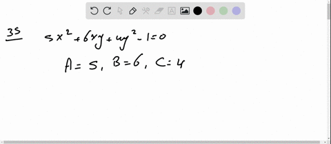 SOLVED:Determine the angle of rotation necessary to transform the ...