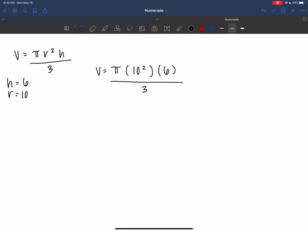 SOLVED:Find the volume of each solid. Round to the nearest tenth, if necessary. (FIGURE CANNOT COPY)