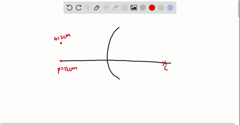 SOLVED: An object 2.00 cm high is placed 12.0 cm in front of a convex mirror with radius of ...