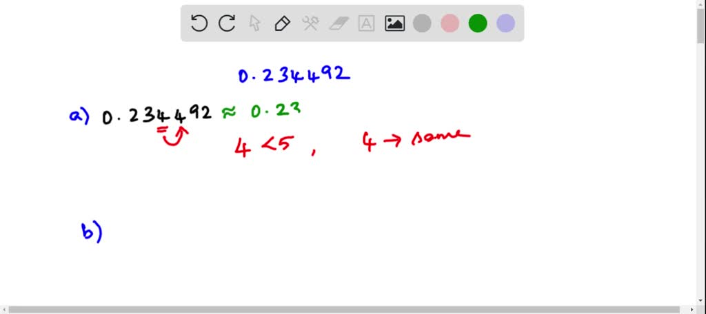 SOLVED:Approximate the real number to three decimal places by (a ...
