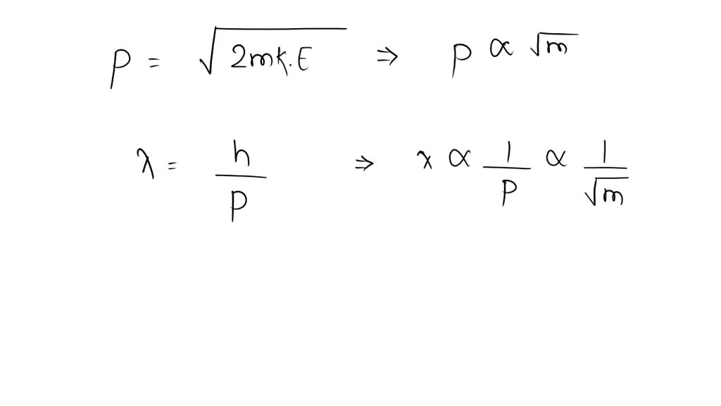 Solved Triple Choice An Electron And A Neutron Have The Same Kinetic