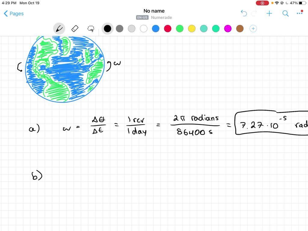 SOLVED:(a) Find the angular speed of the Earth's rotation on its axis ...