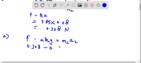 SOLVED:In a control system, an accelerometer consists of a 4.70-\mathrm{g} object sliding on a ...