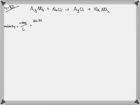 SOLVED:What is the concentration of NaClin a solution if titration of ...
