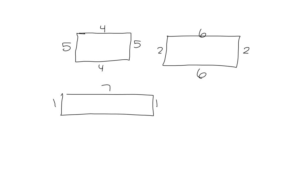 SOLVED:A rectangle has a line of fixed length L reaching from one ...
