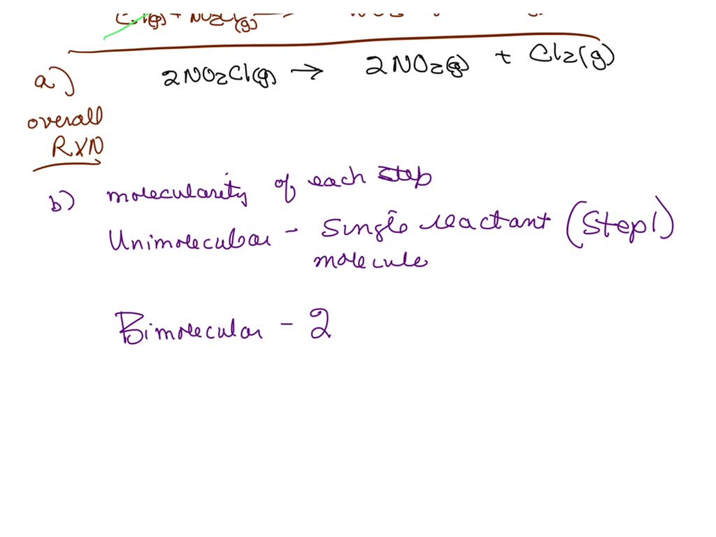 ⏩SOLVED:The thermal decomposition of nitryl chloride, NO2 Cl, is ...