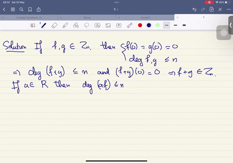 SOLVED:The space 𝒫n of polynomials of degree at most n has dimension n+ ...