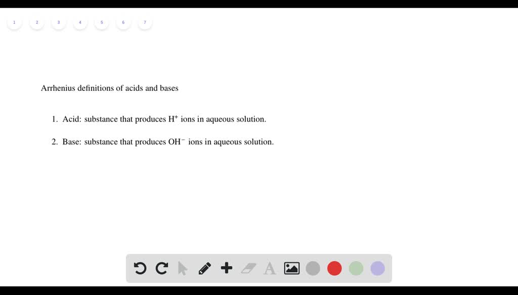 SOLVED:What is the Arrhenius definition of an acid? A base? SOLVED:What is the Arrhenius definition of an acid? A base?