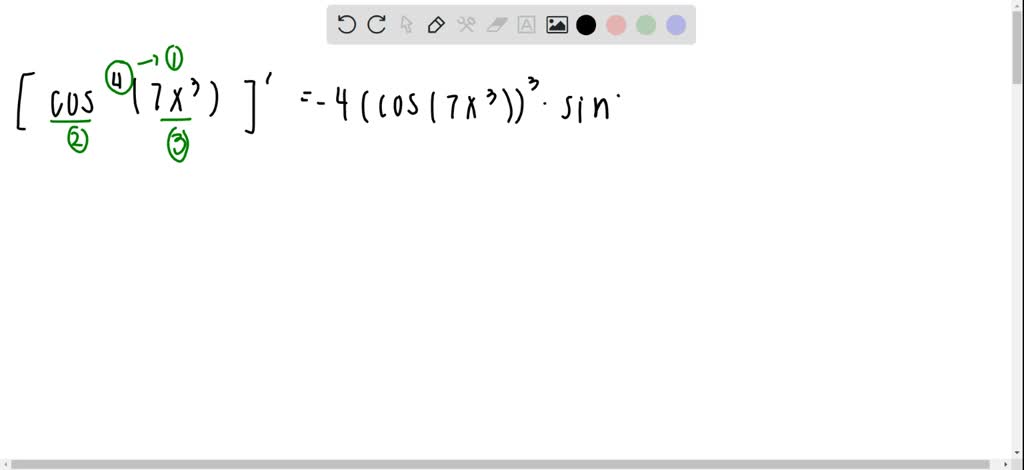 SOLVED:Repeated use of the Chain Rule Calculate the derivative of the following functions. cos^4 ...