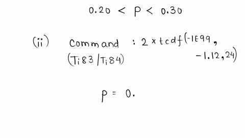 SOLVED:Two-sided test The one-sample t statistic from a sample of n=25 ...