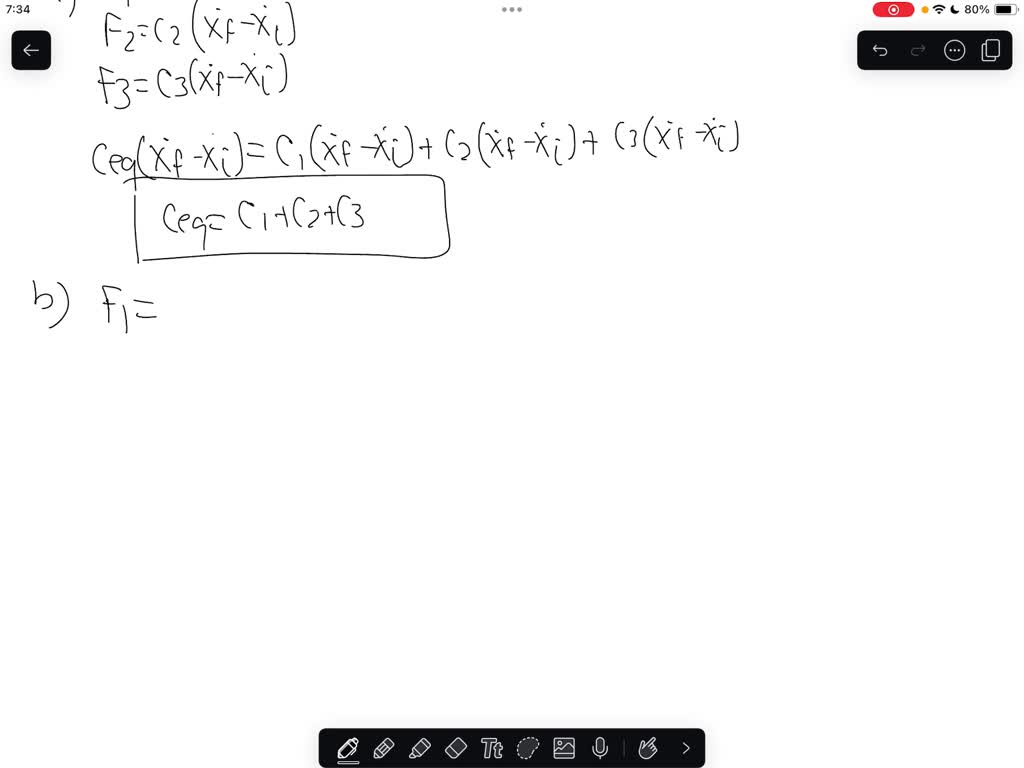 Find a single equivalent damping constant for the following cases: a ... Find a single equivalent damping constant for the following cases: a ...