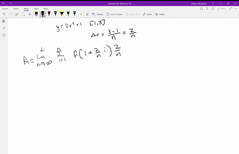 Use Riemann sums and a limit to compute the exact area under the curve ...