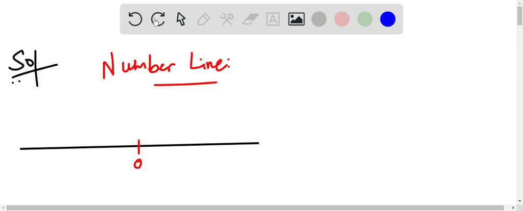 SOLVED:Determine if the statements are true or false. Use the real number line to justify the ...