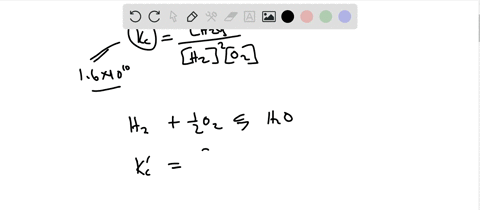 ⏩SOLVED:At 2000 K, experiments show that the equilibrium constant ...