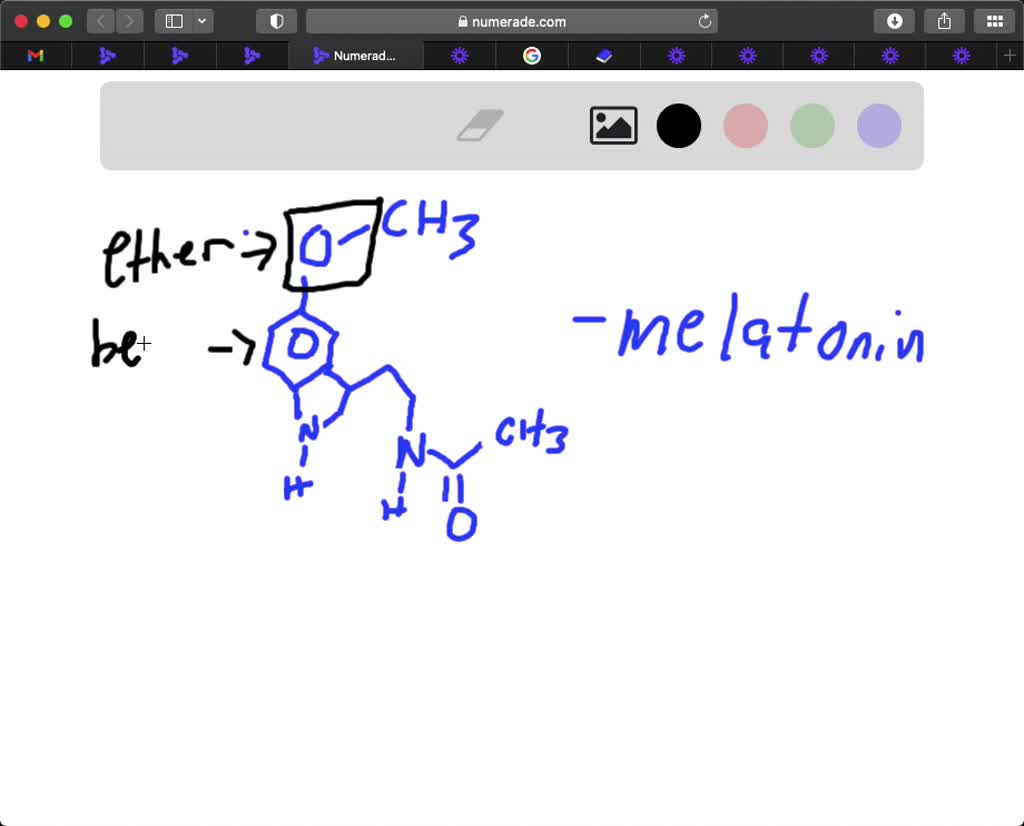 SOLVED:Melatonin is a naturally occurring compound in plants and ...