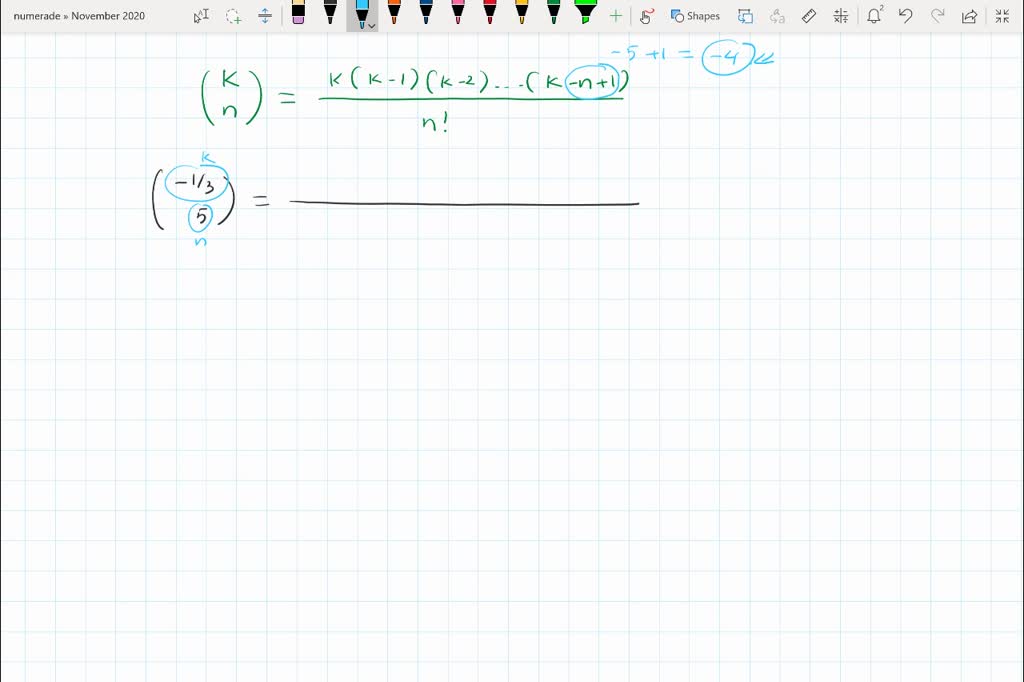 SOLVED: Evaluar un coeficiente binomial En los ejercicios 89 a 92, evalúe el coeficiente ...