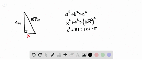 ⏩SOLVED:Find the length of the unknown side of each triangle. Give… | Numerade