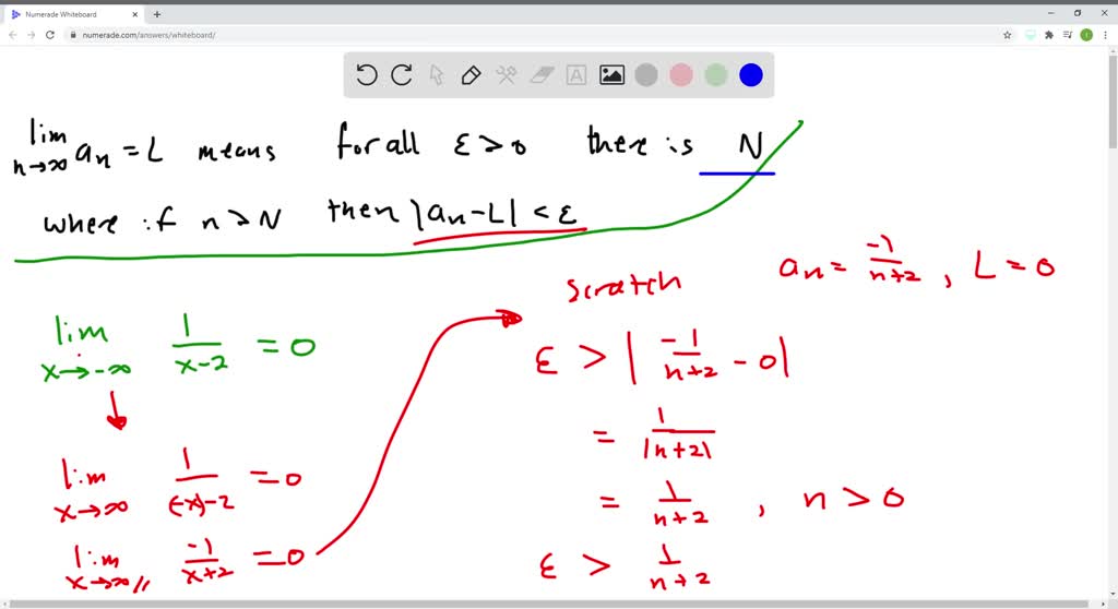 SOLVED:In Exercises 101-104, use the definition of limits at infinity ...
