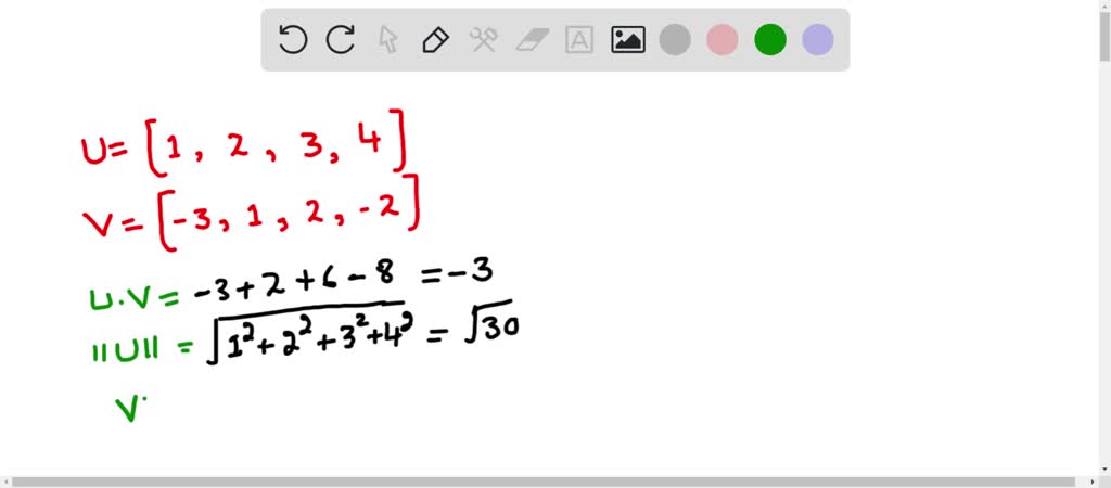 Use the formula in Exercise 98 to determine the angle between the vectors 𝐮 and 𝐯. 𝐮=[ 1 2 1 ...